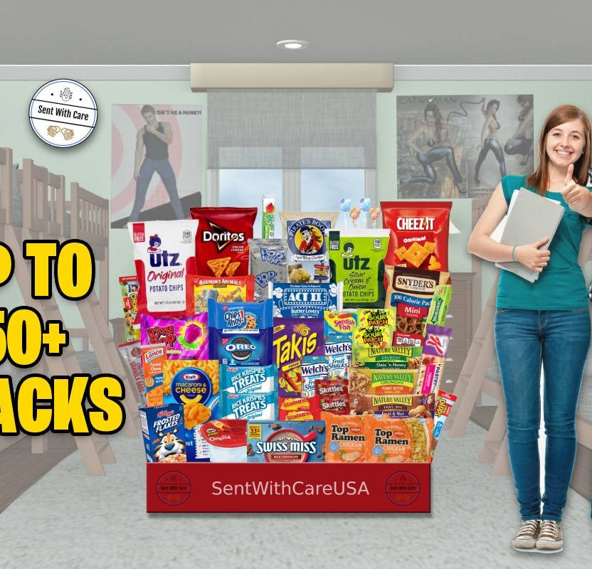 Snack Box for Students - College Snack Gift Box | Back to School Snack ...
