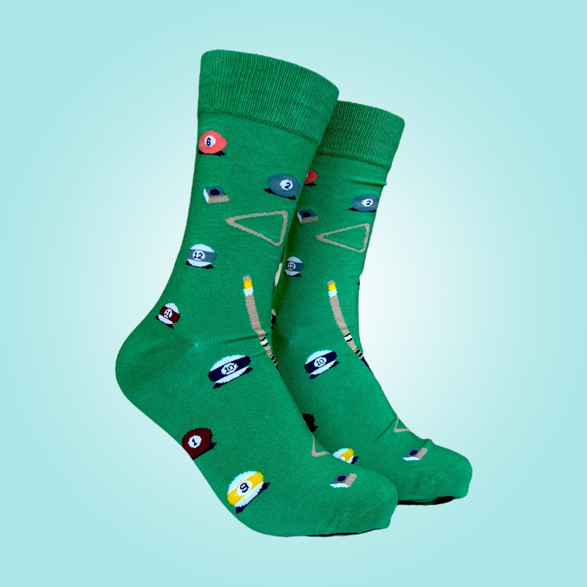 Green Billiards Sock - Men's - Cratejoy