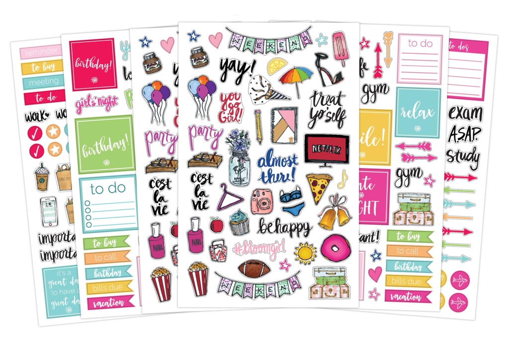Planner Sticker Sheets by Bloom Planners - Cratejoy