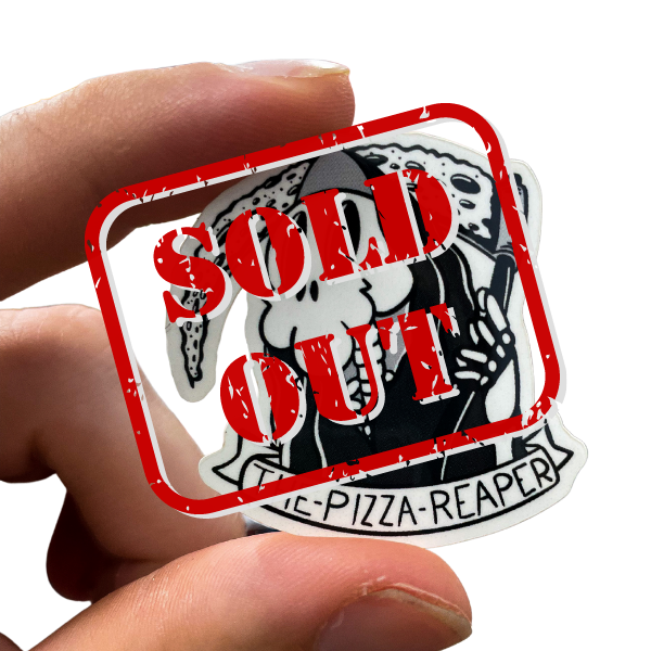 Teeny-Tiny Sticker | "Pizza Reaper" - Cratejoy