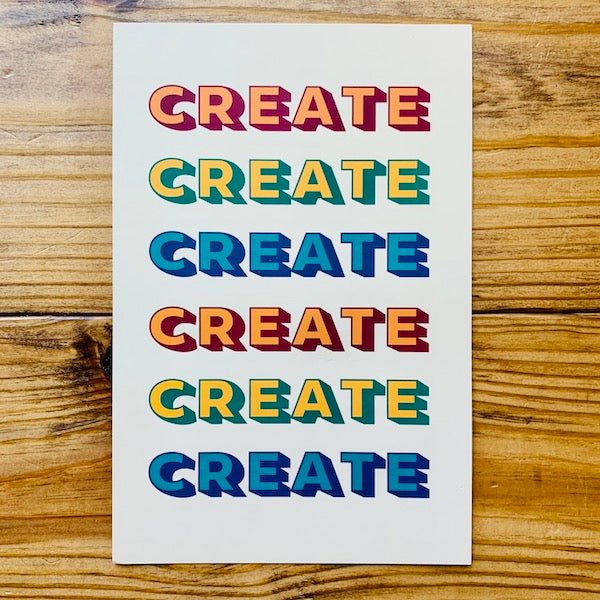 Write & Create Poster - Cratejoy