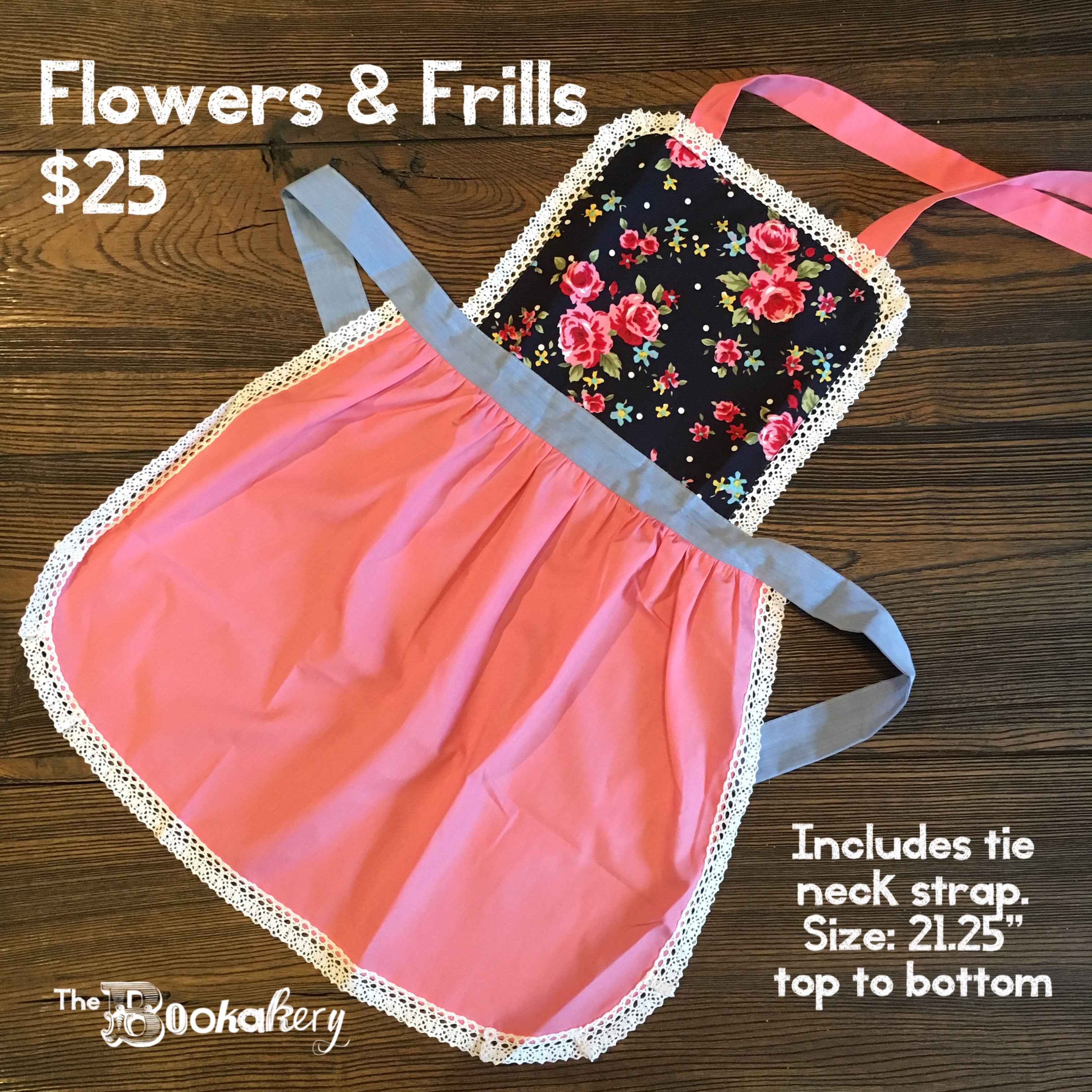 Flowers & Frills Apron (with subscription) - Cratejoy