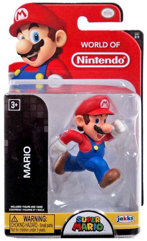 World of Nintendo Super Mario Mario 2.5-Inch Mini Figure [Running ...