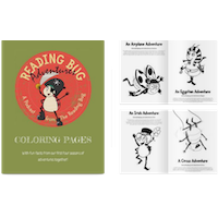 Reading Bug Adventures Coloring Pages - Cratejoy
