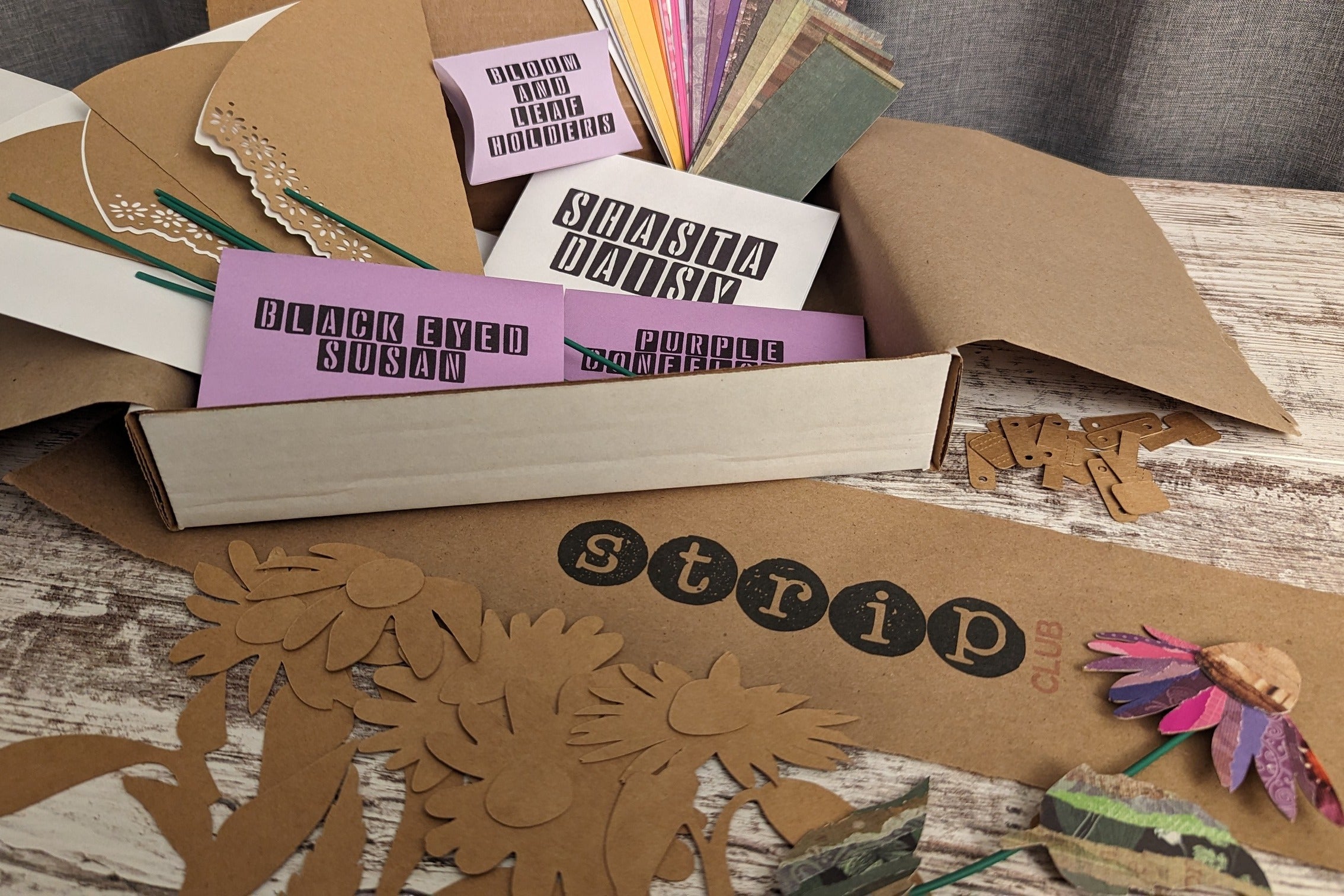 Torn Paper Art Craft Box - Cratejoy