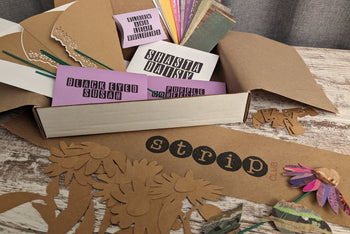 Torn Paper Art Craft Box with Tool Kit - Cratejoy