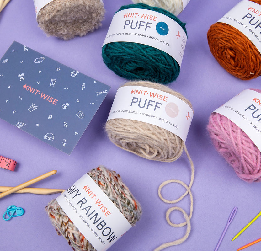 Knit-Wise | Monthly Knitting Subscription Box - Cratejoy