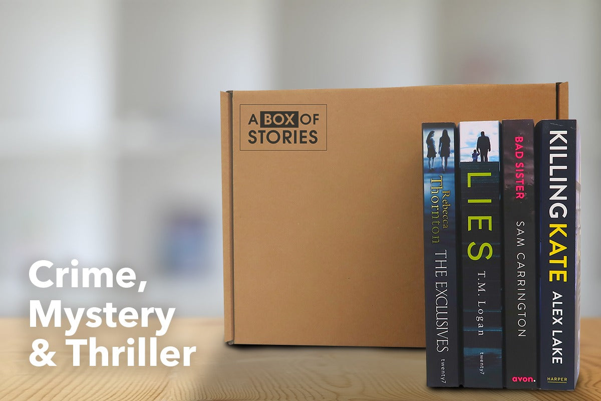 Crime, Thriller and Mystery - Box of 4 New Surprise Books Subscription ...